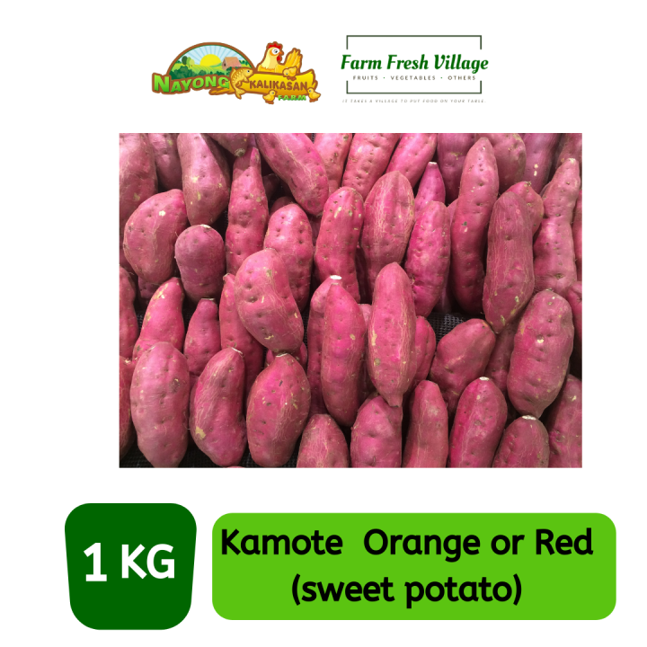 FARM FRESH VILLAGE - Kamote (Sweet potato orange variety depending on ...