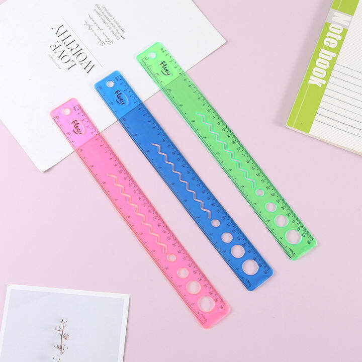 4 in 1 Ruler Set and Flexible Ruler for Kids Ruler with Design and ...