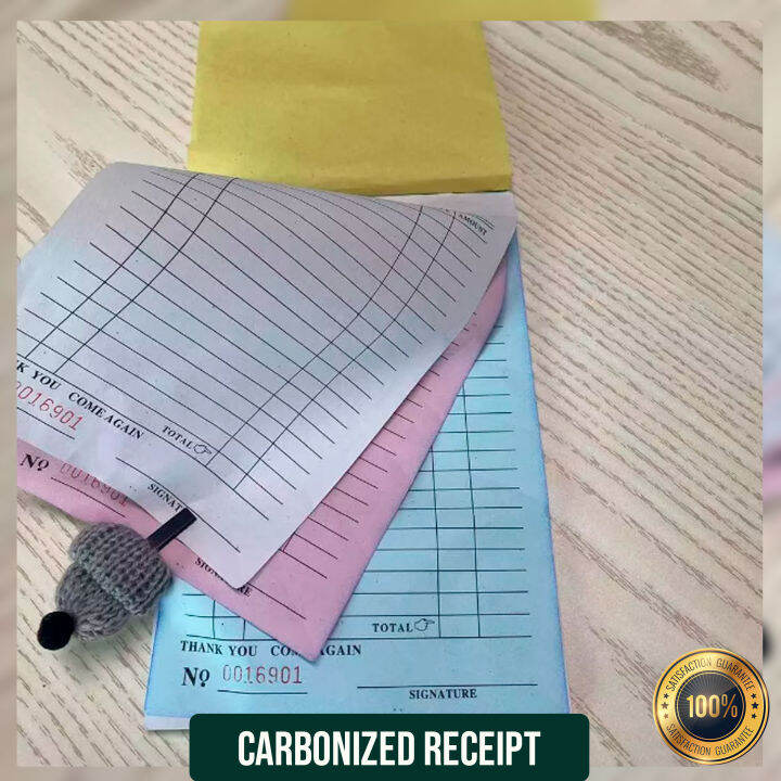 Duplicate Receipt 50 pages sold receipt wholesale price Carbonized ...