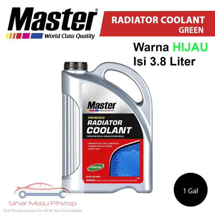 Master Premixed Radiator Coolant HIJAU - Cairan Pendingin Radiator ...