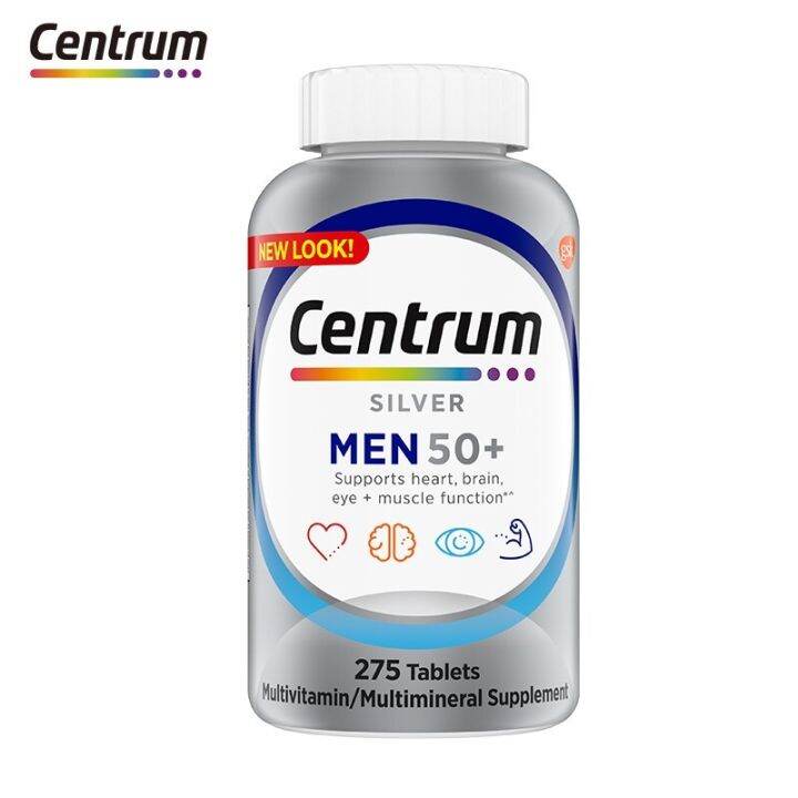 Centrum Silver Men 50+ 275 Tablets (EXP: 07/2023) | Lazada PH