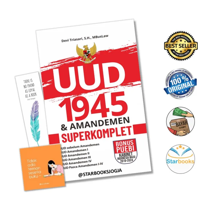 BUKU UUD 1945 & AMANDEMEN SUPERKOMPLET - CHARISSA | Lazada Indonesia
