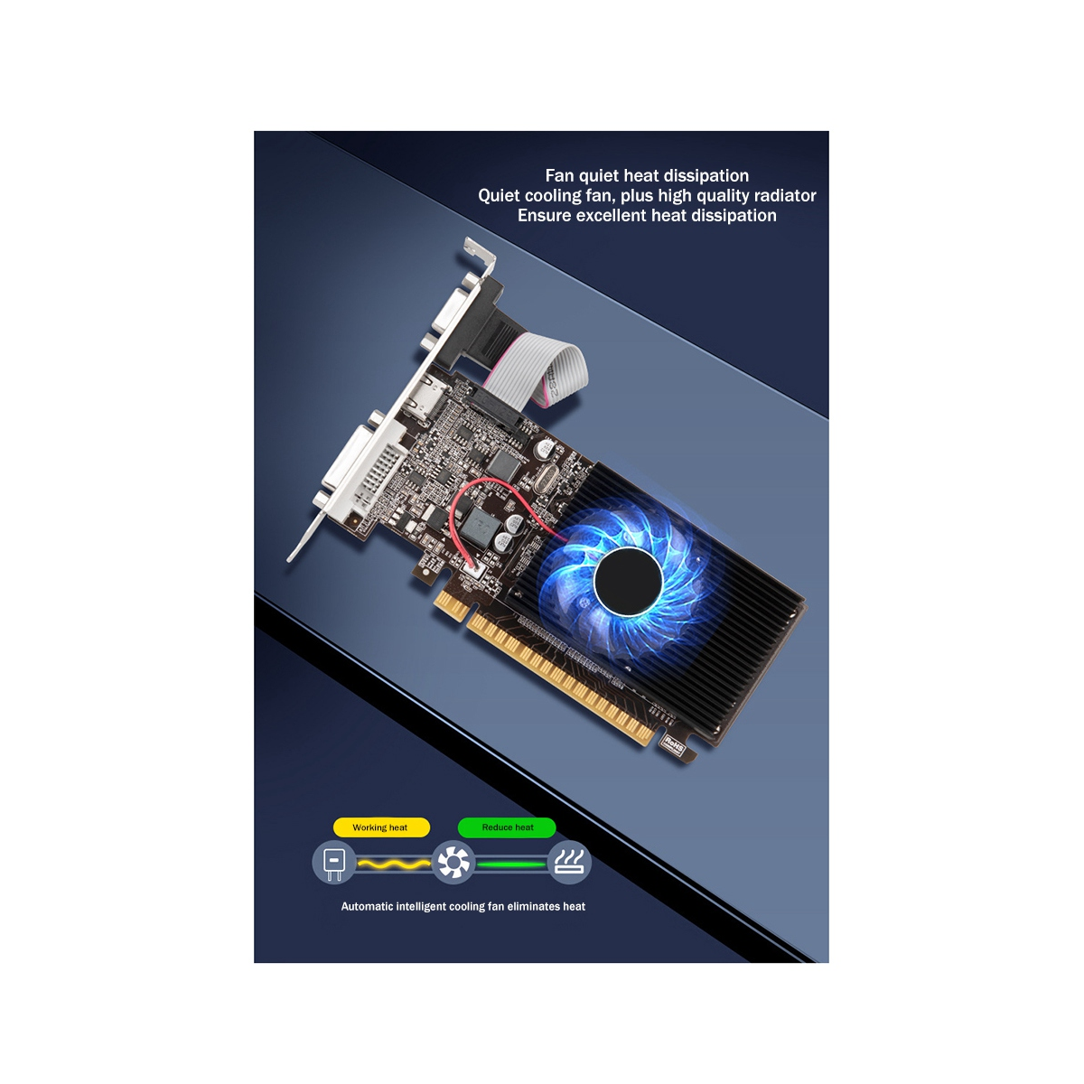 Desktop Graphics Card Graphics Card Small Chassis Graphics Card GT610 ...