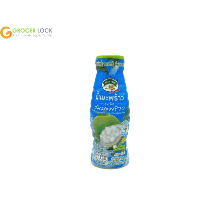 เมจิก ฟาร์ม เฟรช น้ำมะพร้าวผสมวุ้นมะพร้าว 240ml (Magic Farm Fresh ...