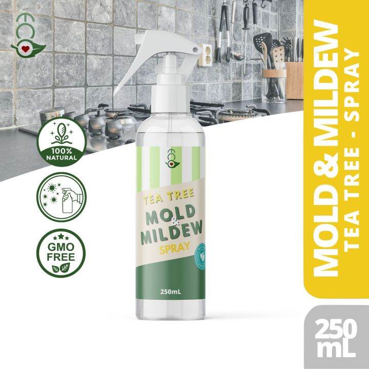 Eco Premium Tea Tree Mold & Mildew Spray 250mL Scrub Free Formula ...