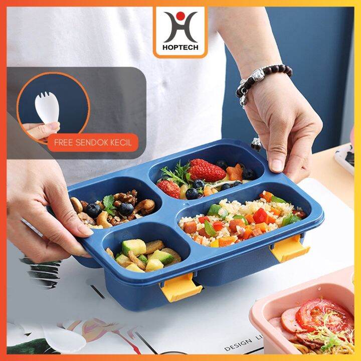 Kotak Bekal Bersekat | Lunch Box | BPA Free | Anti Bocor | Lazada Indonesia