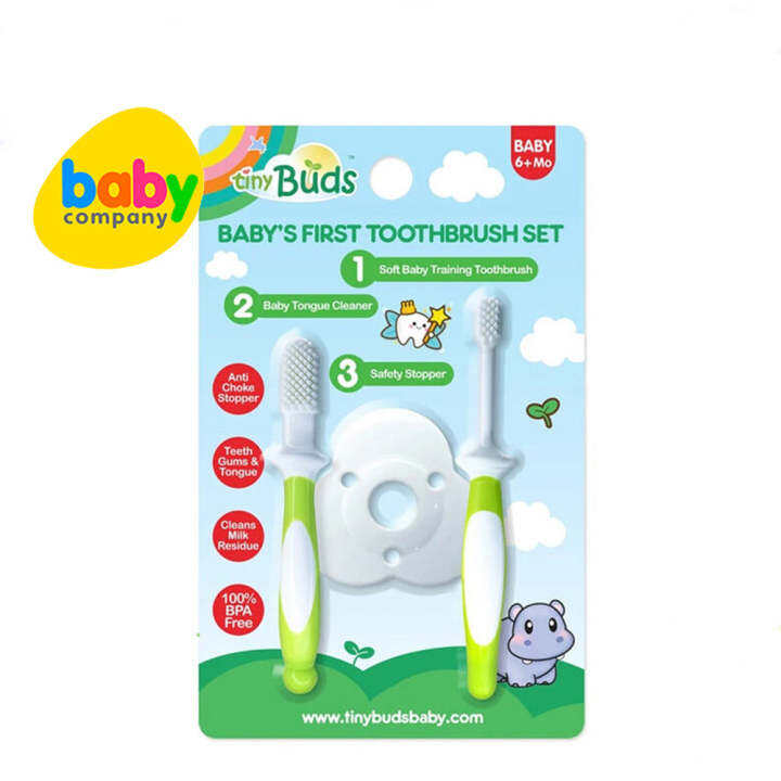Tiny Buds Baby's First Toothbrush Set | Lazada PH