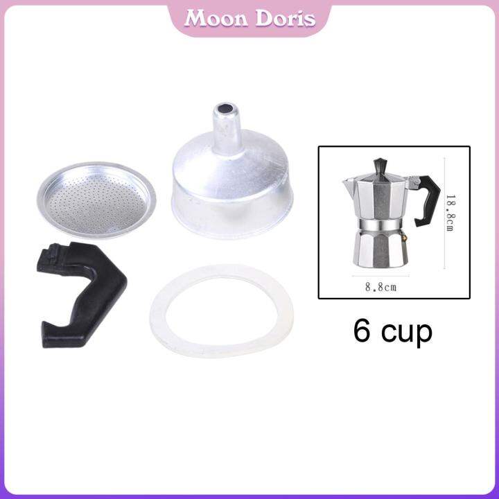 Moon Doris Moka Pot Replacement Funnel Espresso Maker Funnel Filter for ...