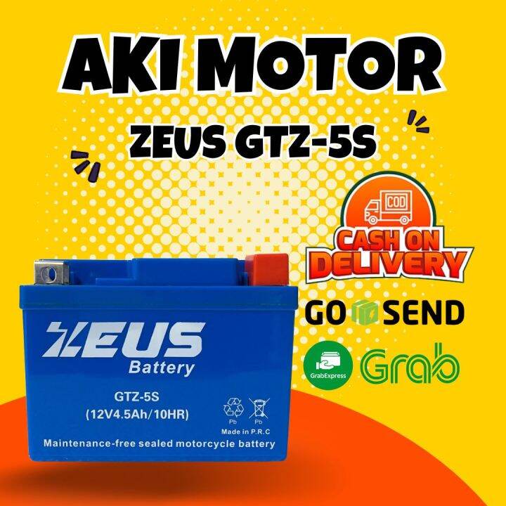 Aki Motor Xeon, Fino, XRide GTZ5S Accu Kering MF High spec | Lazada ...