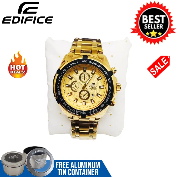 Casio Edifice TACHYMETER Stainless Steel Watch for Men | Lazada PH