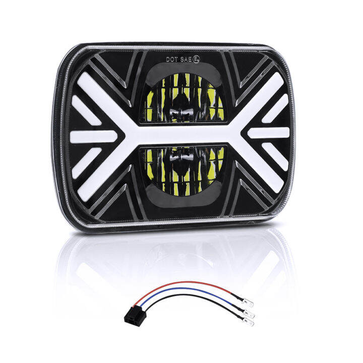 1 Gói Đèn Pha 7Inch Đèn Pha LED Xe Ô Tô 5X7 7X6 Inch Với Màu Trắng Cao ...