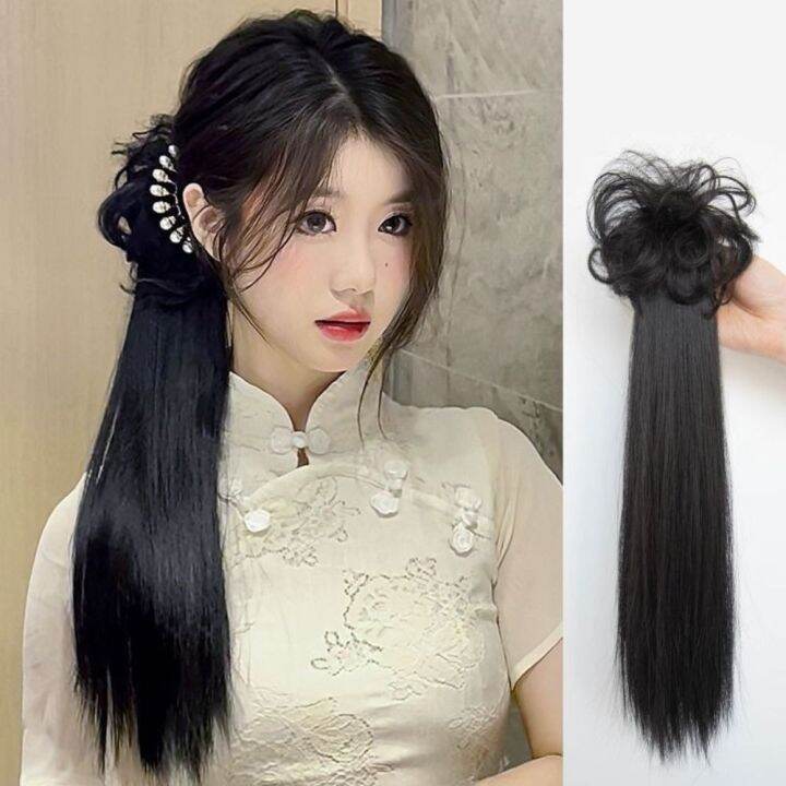 Y2K2 แฟชั่นแฟชั่นแฟชั่น เรียบเนียน ที่มีคุณภาพสูง สำหรับผู้หญิง ขนปุยฟู เท็จปลอมปลอม ที่ต่อผม ทน ...