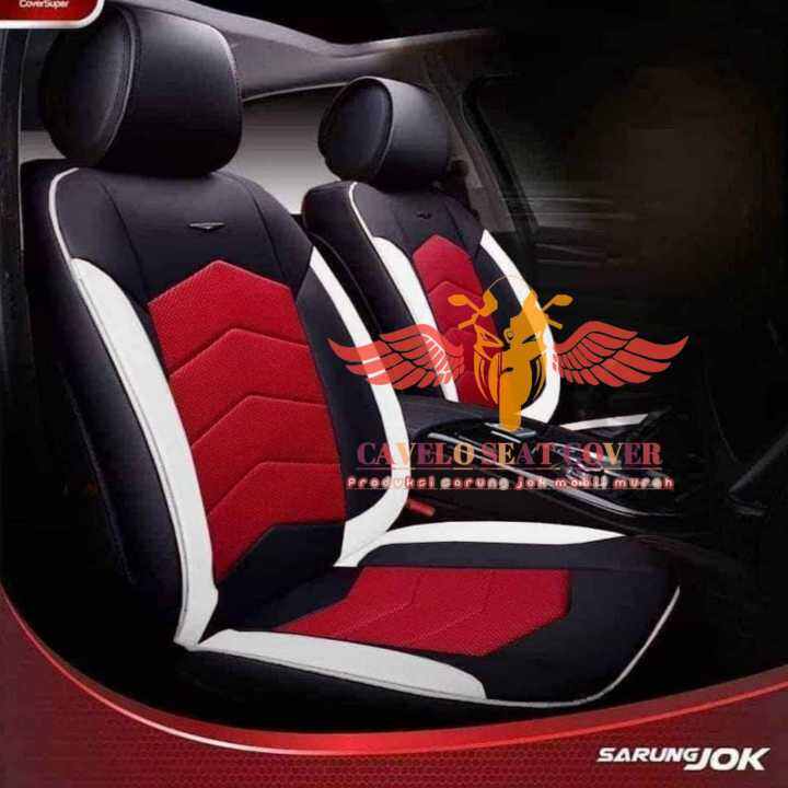 Best seller cover jok kulit mobil Innova G, V dan Capten seat 2005-2015 ...