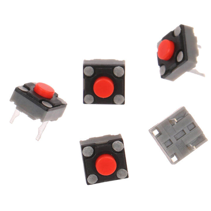 huwobei3792797 5Pcs Kailh Mute Button 6*6*4.3mm Square Silent Switch ...