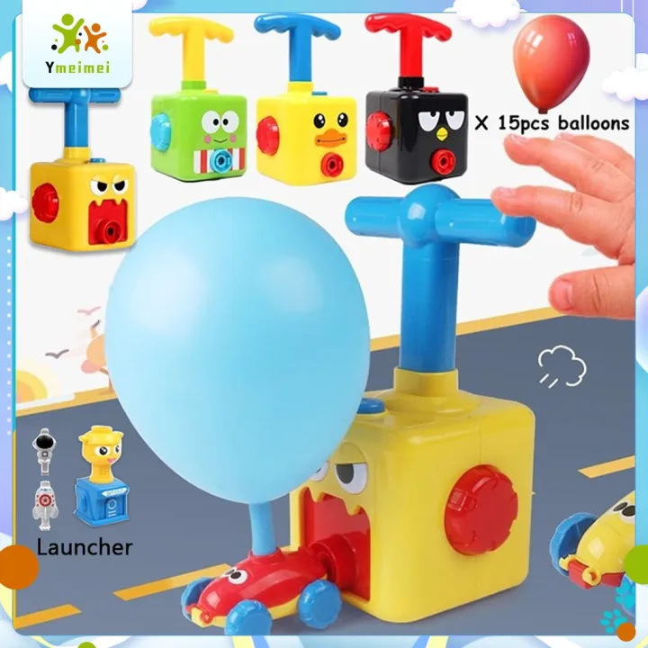 【READY STOCK】Balloon Powered Toy Rocket Launcher Balloons Launch Tower ...