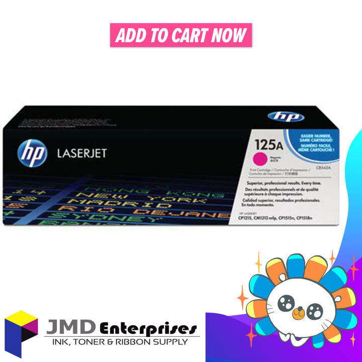 HP 125A MAGENTA / CB543A LASER TONER CARTRIDGE | Lazada PH