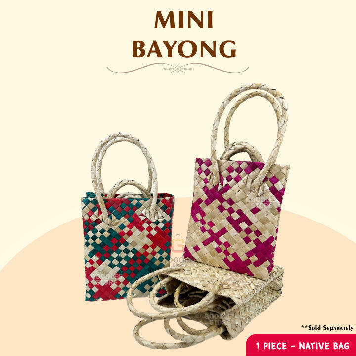 Mini Bayong Native Bag Christmas Gift Wrap Eco-Friendly Bag Eco ...