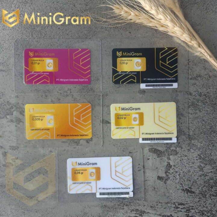 Emas Logam Mulia Mini Gram Original Kemasan Press 2021 Mini Gold Antam ...