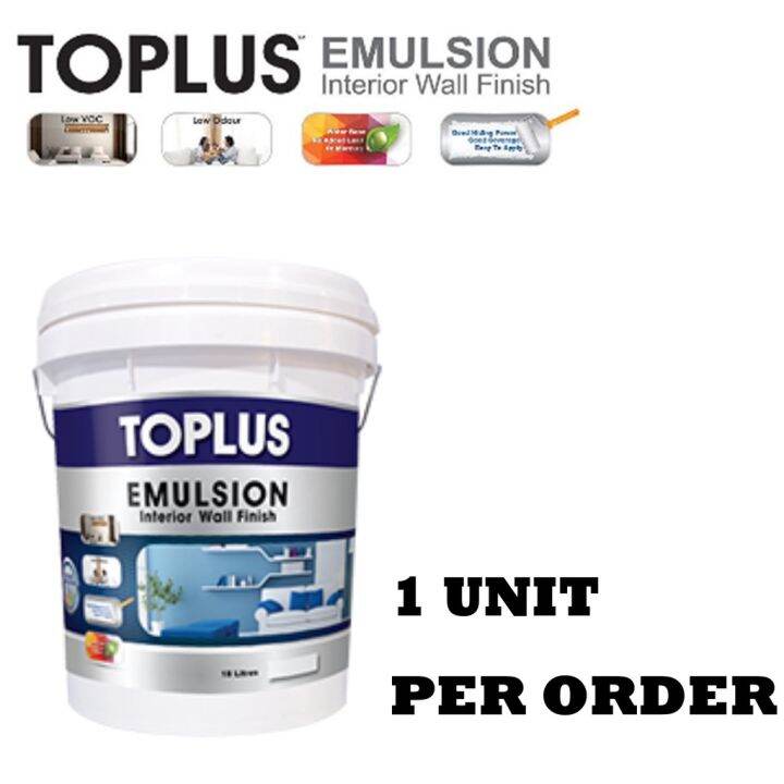 7 Lilter Smart Paints Toplus Emulsion Paint Toplus灰水 | Lazada