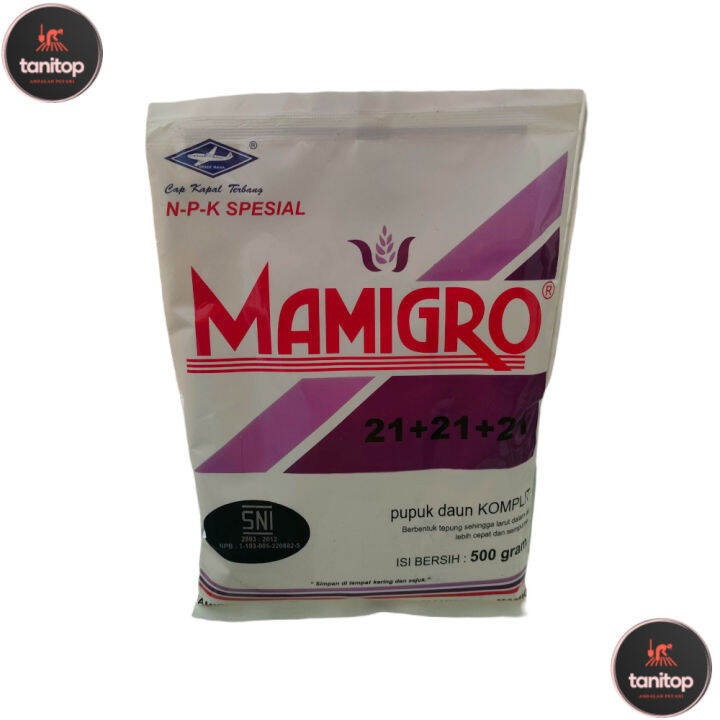 Mamigro 212121 500 Gr Mamigro Ungu Pupuk NPK Seimbang | Lazada Indonesia