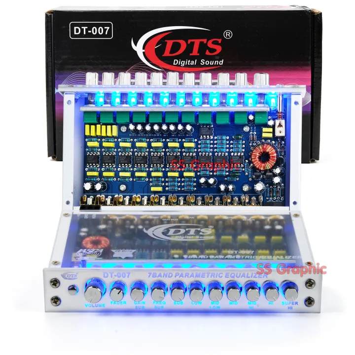 ปรี 7 BAND DTS รุ่น DT-007 ซับแยก ฝาหลังใส่ ปรีแอมป์ ปรีรถยนต์ ปีรถยนต์ | Lazada.co.th