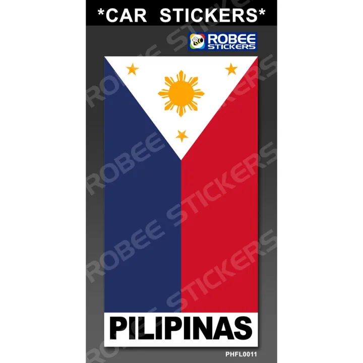 Sticker Decal Philippine Flag Vinyl Die Cut | Lazada PH