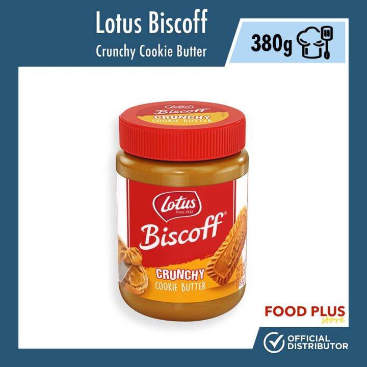 Lotus Biscoff Crunchy Speculoos Cookie Butter Spread (380g) | Lazada PH