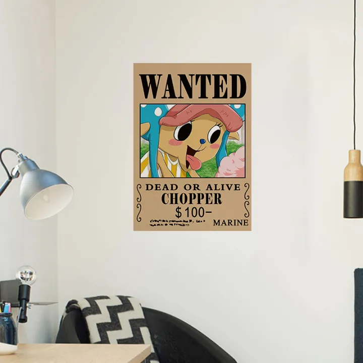 SHK New Edition Anime One Piece Pirates Wanted Posters [ 23.5cm×33.5cm ...
