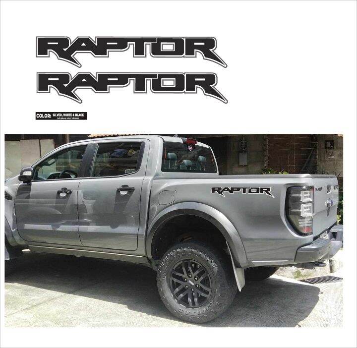 Ford Ranger Raptor Sticker 2pcs Side Body Sticker Cut Out Vinyl Sticker ...
