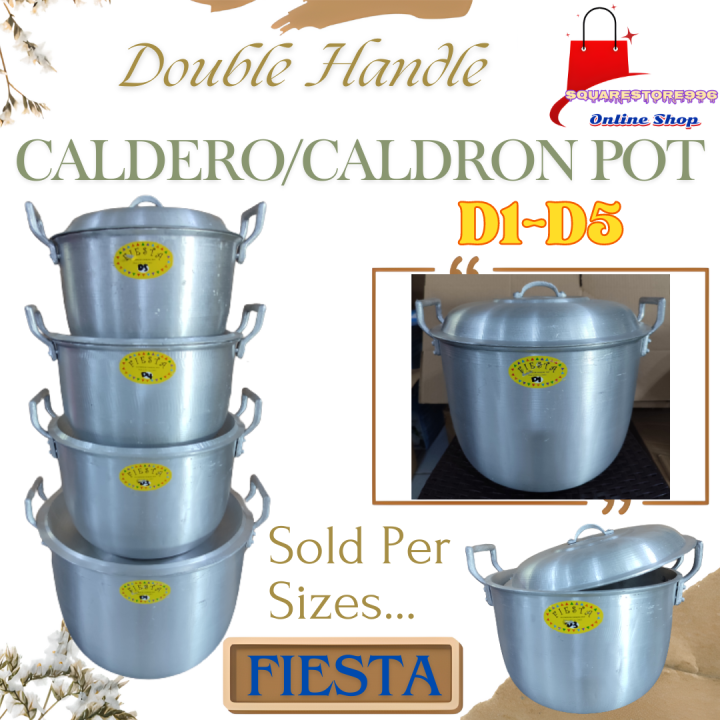 FIESTA Caldero/Caldron Pot Aluminium Double Handle (D1-D5) Sold Per ...