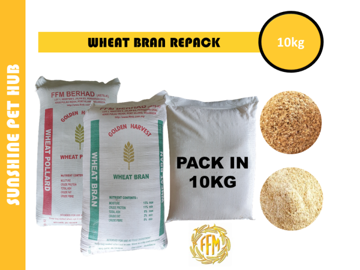 Wheat Bran and Pollard / Makanan Ternakan Sampingan Dedak Padi 10KG ...