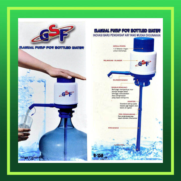 Pompa Air Galon - Water Pump Manual GSF G-158 / G 158 // BIG Promo ...