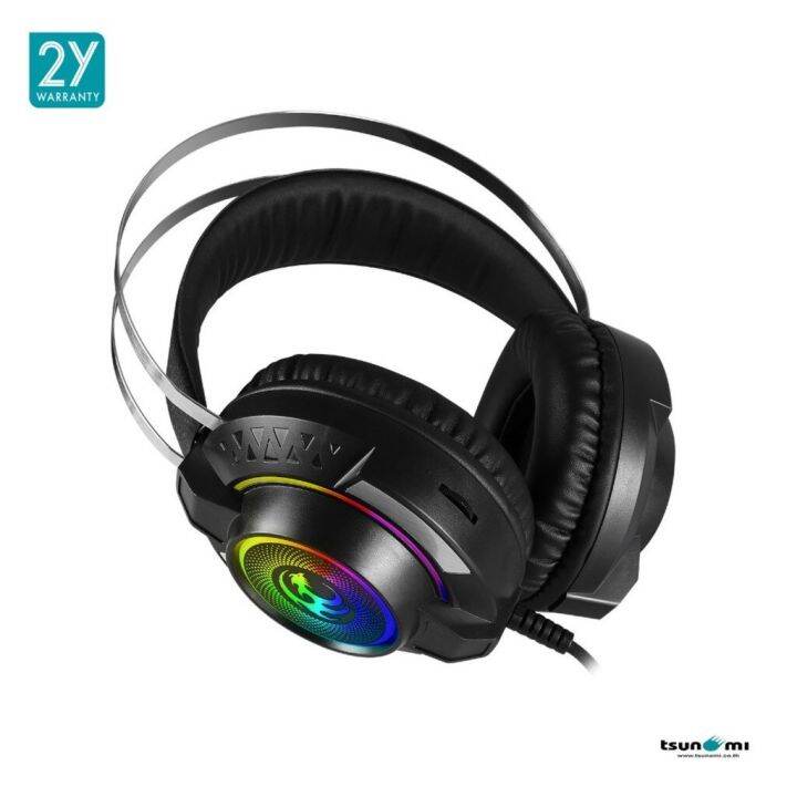 TSUNAMI M9 (หูฟังเกมมิ่ง) M SERIES รุ่น 2.1 STEREO SOUND RGB GAMING ...