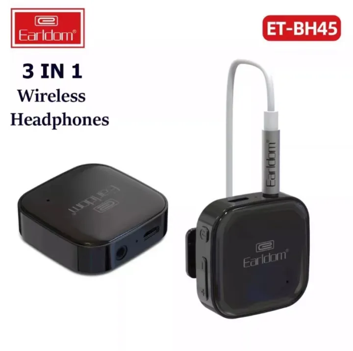 [รับประกันหนึ่งปี ]Earldom รุ่น ET-BH45 ของแท้ 100% ！Wireless headset หูฟังไร้สาย รองรับ ...