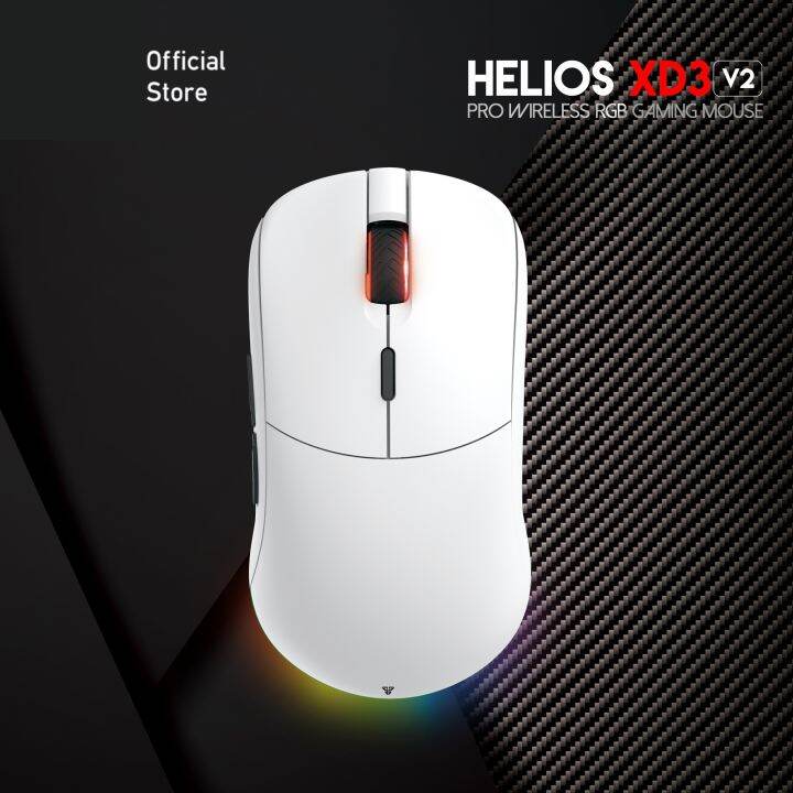 FANTECH HELIOS XD3V2 Wireless Gaming Mouse PIXART 3370 19000 DPI RGB ...
