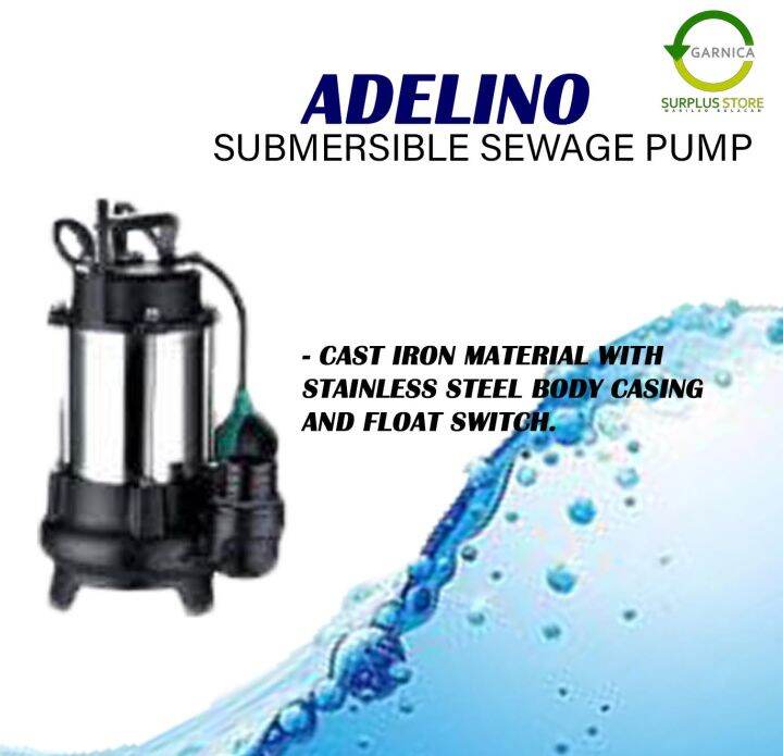 ADELINO Submersible Sewage Pump | Lazada PH