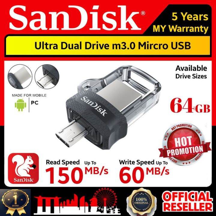 🔥FREE Shipping+COD🔥 M3.0 Ultra Dual Flash Drive (32GB/64GB/128GB/256GB ...