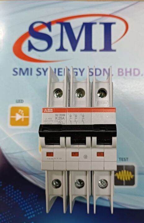 SU203M-K25 Miniature Circuit Breaker - 3P - K - 25 A | Lazada