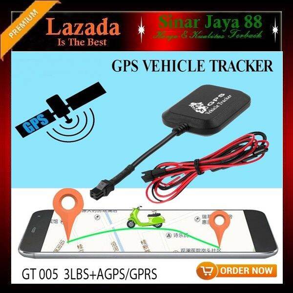 GPS Vehicle Tracker GSM GT005 - Alat Pelacak Kendaraan Mobil Dan Motor ...