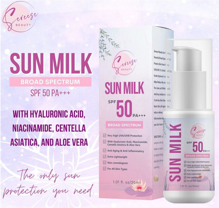SEREESE BEAUTY Sun Milk Broad Spectrum SPF50 PA+++ 30ml | Lazada PH