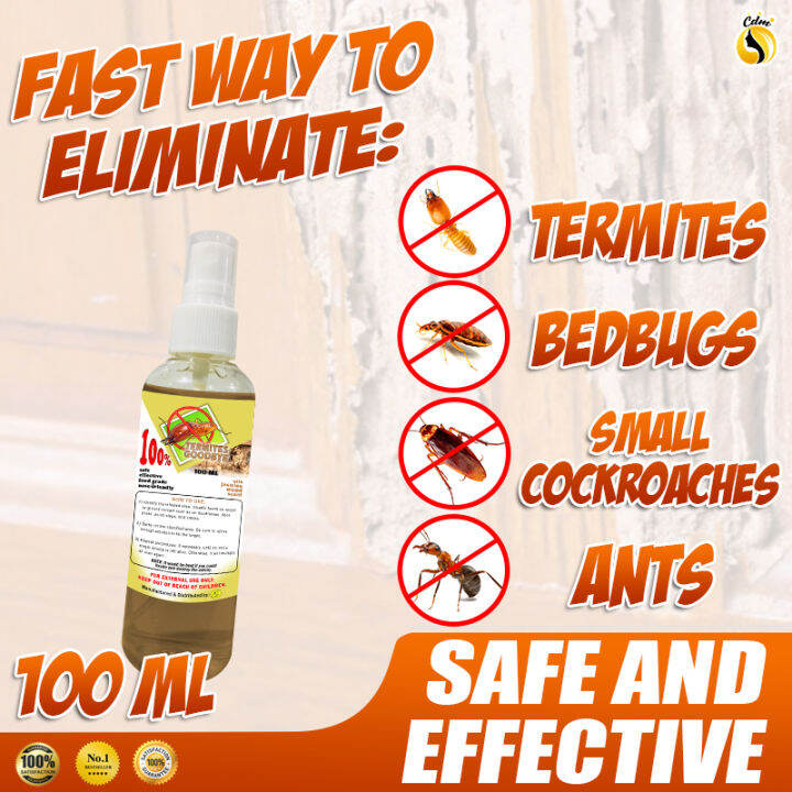 Termites Goodbye Spray 100ml Natural Termites Killer ( Pamatay Anay ...
