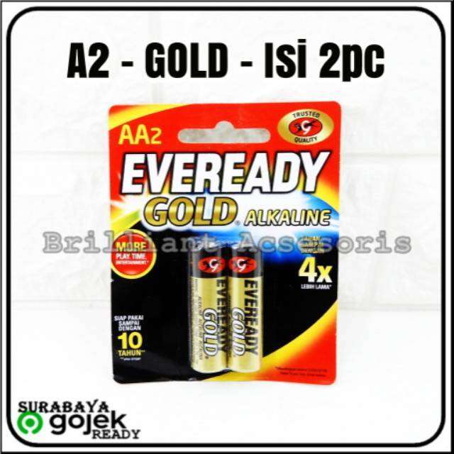 Baterai Eveready Gold A2 Aa A3 Aaa Original Lazada Indonesia