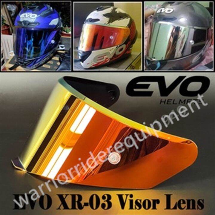 ๑۞ EVO XR-03 VISOR LENS Helmet visor lens suitable for EVO helmet EVO ...