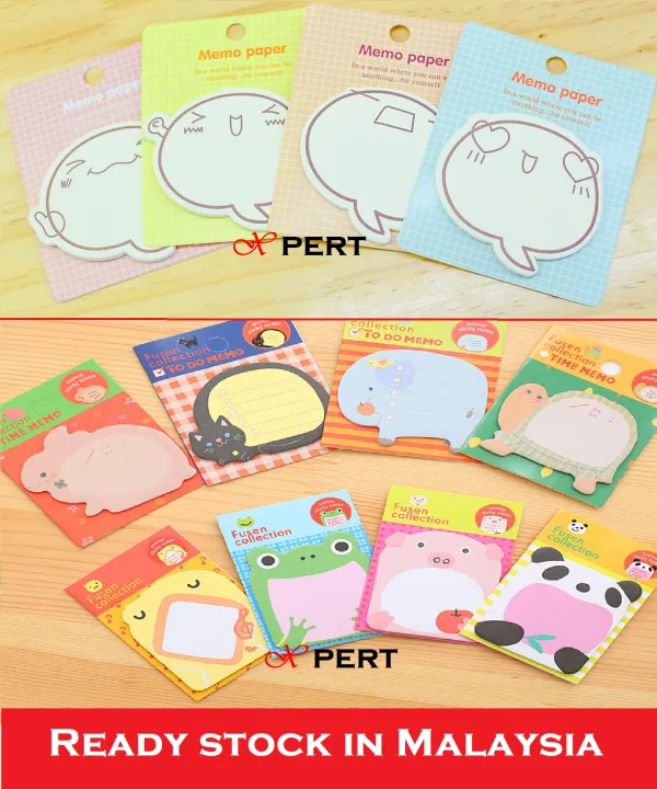 Cute Memo Pad Sticky Notes noted pad reminder Planner Sticker Student ...