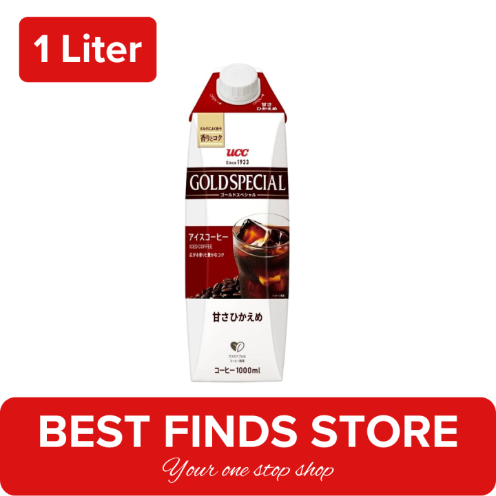 UCC Gold Special Iced Coffee Lightly Sweetened 1L | Lazada PH