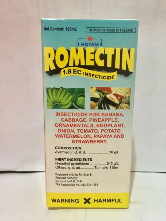Romectin 1.8 EC Insecticide 100ml | Lazada PH