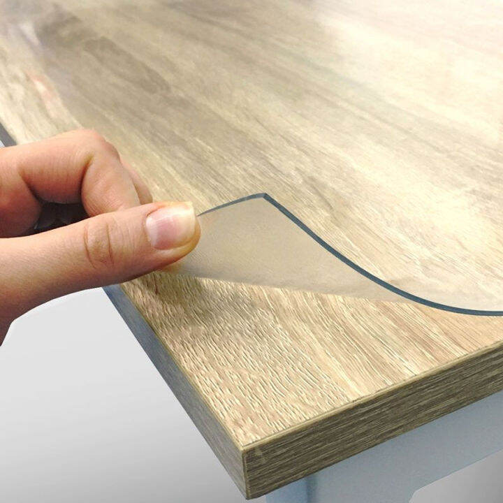 Table Mat Protector PVC Soft Crystal Glass Waterproof Cover Customized ...