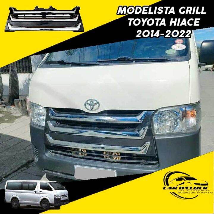 Toyota Hiace Modelista Grill Commuter/Cargo (2014-2022) | Lazada PH