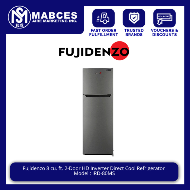 Fujidenzo 8 cu. ft. 2-Door HD Inverter Direct Cool Refrigerator IRD ...