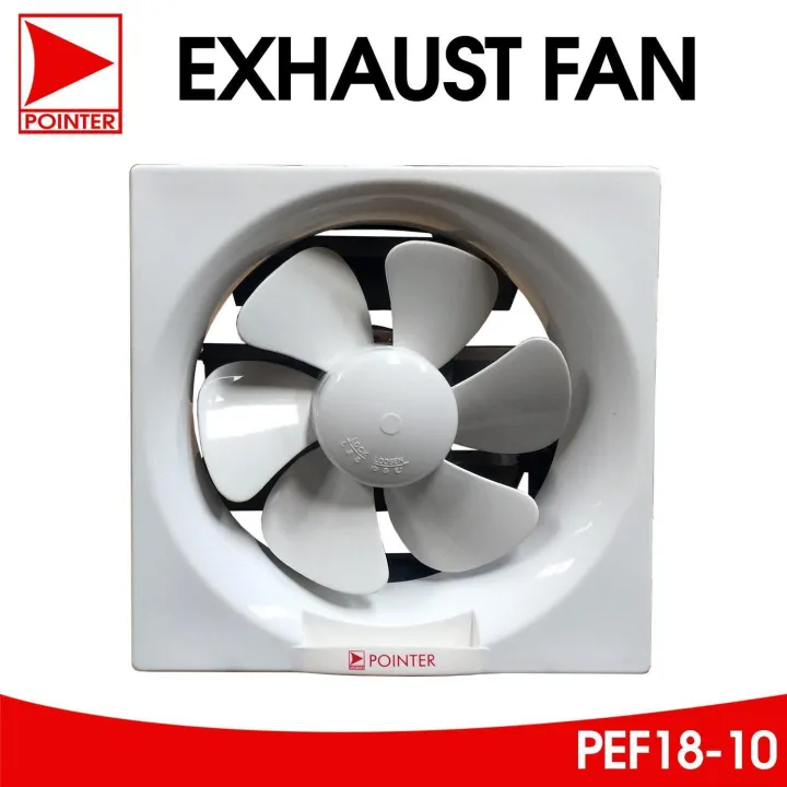 10 Pointer Exhaust Fan Wall Type Square Exhaust Fan Classic Blade (ABS ...